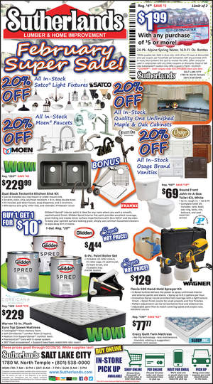 Sutherlands Local Ads: Salt Lake City, UT