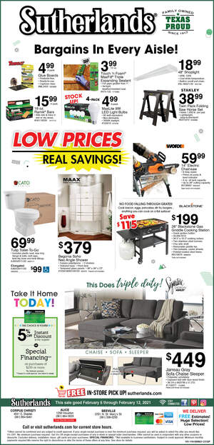 Sutherlands Local Ads: Corpus Christi, TX