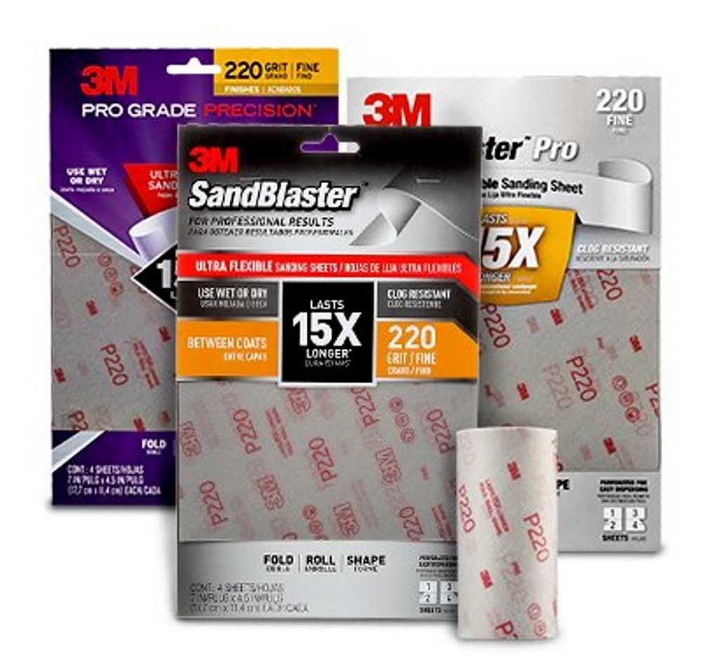 3M 28320SB UF4 Ultra Flexible Sanding Sheets And Rolls 320 Grit Extra