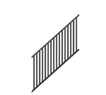 CINCH 30453 6-Foot X 34-Inch Stair Rail Panel at Sutherlands