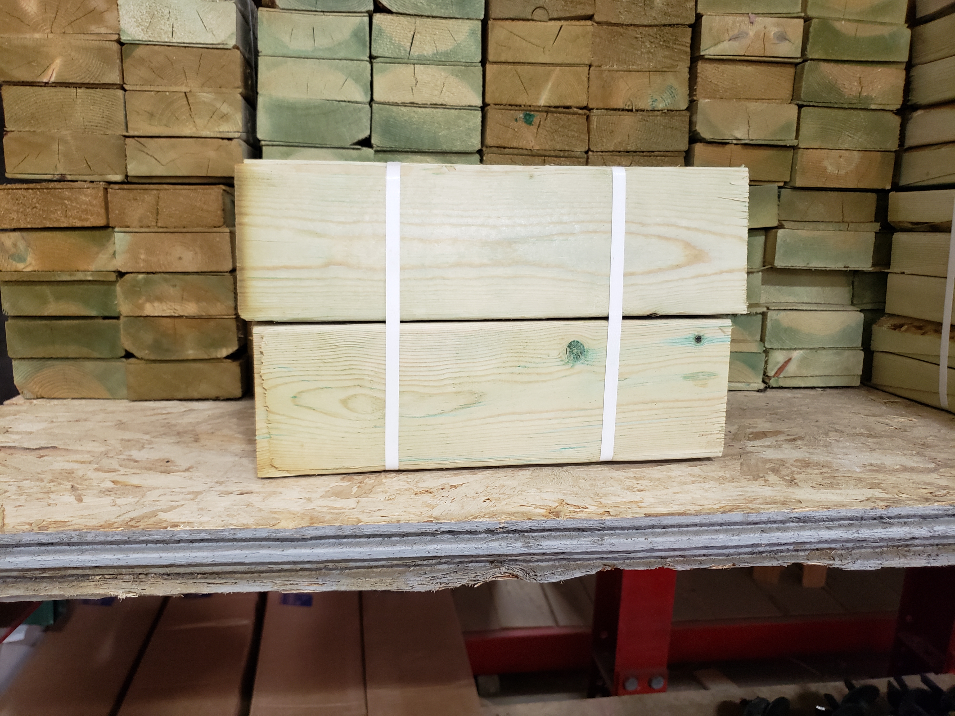 Sutherlands WEDGE 2 x 4 x 8-Inch Wood Wedge, 40-Piece at Sutherlands