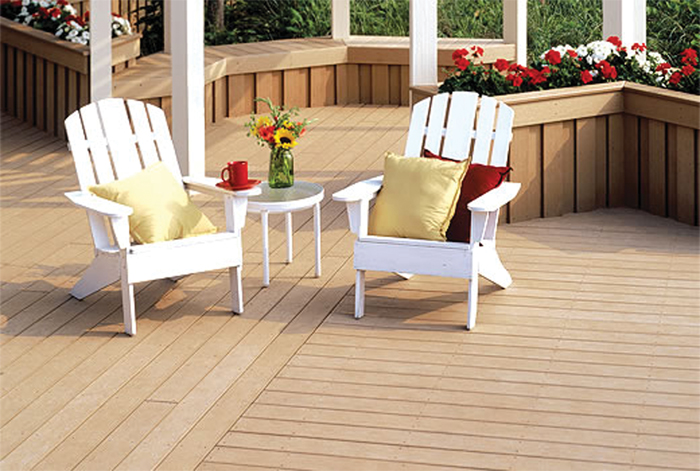 Sutherlands 5/4x6 16 5/4 x 6 x 16-Foot Solid Brown Cimarron Composite ...