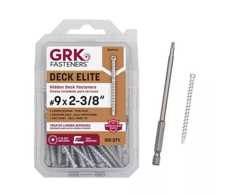 Timberline Fasteners GRK#10923 #9 x 2 3/8-Inch Handi-Pak Anglepro ...
