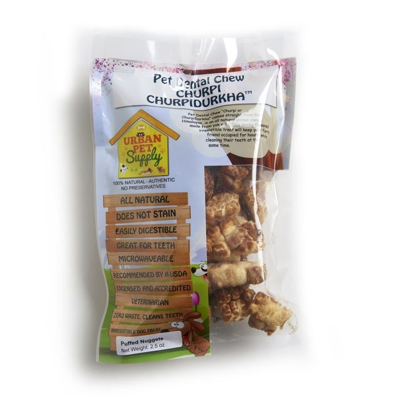 Churpi 1 UP 00010 2.5-Ounce Churpi Churpidurkha Puffed Nugget Dog Treat ...