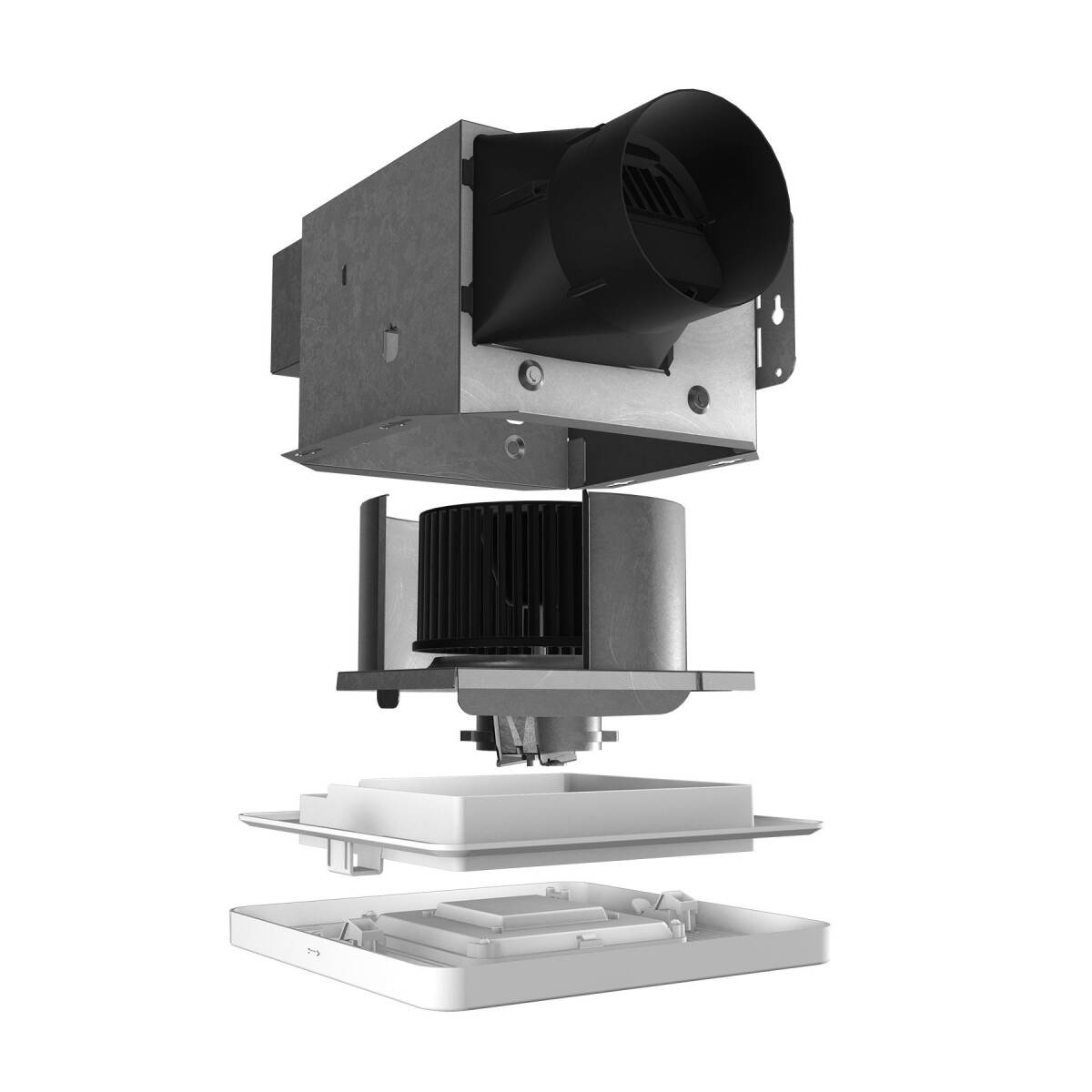 Broan® BENL8 80 CFM 2.0 Sones NuTone® White Bath Fan With Light at ...