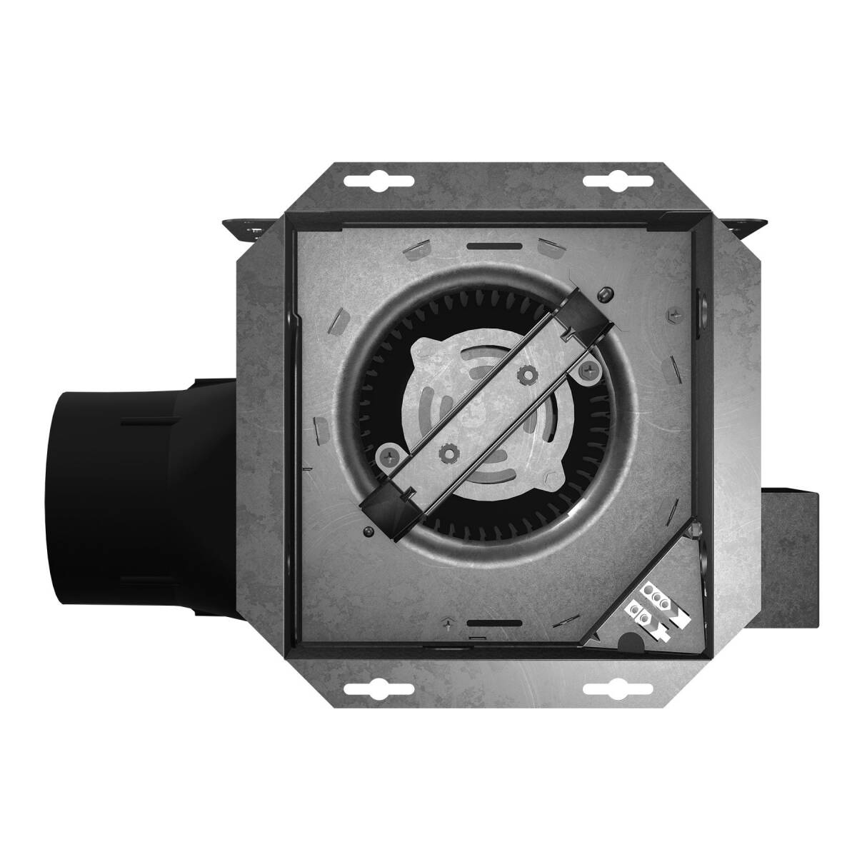 Broan® BENL8 80 CFM 2.0 Sones NuTone® White Bath Fan With Light at ...