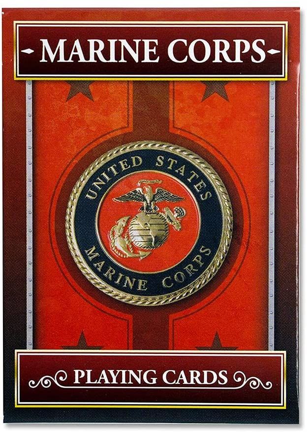 springbok® 91-73083 Playing Cards With Marine Corps Theme, Single Deck ...