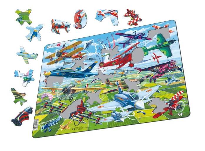 springbok® 41-07909 Airshow 64 Piece Children's Educational Jigsaw ...