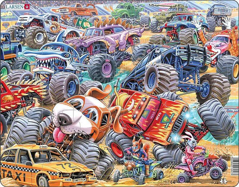springbok® 41-07914 Monster Truck Children's Educational 35-Piece ...