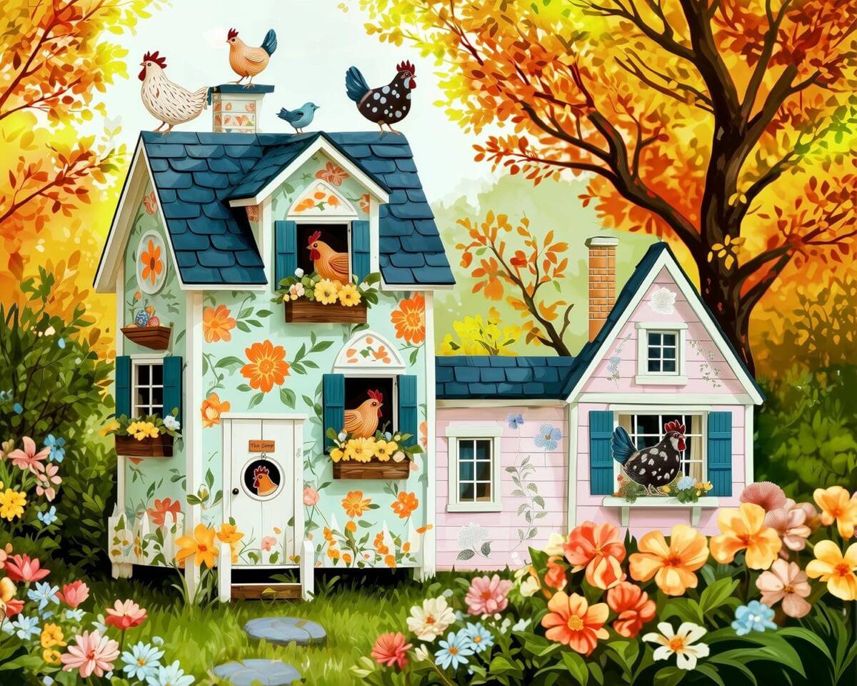 springbok® 74-01787 Hen House Hideaway 500-Piece Jigsaw Puzzle For ...