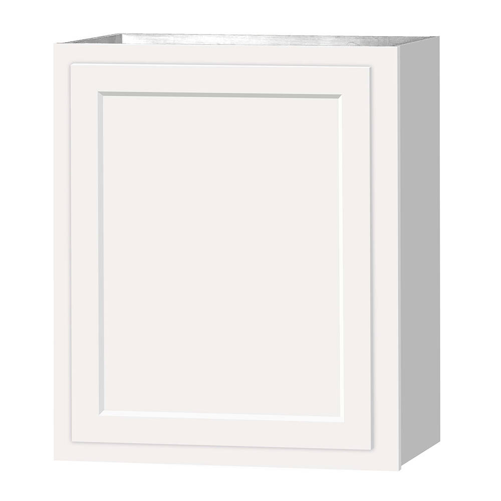 Kitchen Kompact 24W 24 x 30 x 12-Inch Dwhite Painted White Wall Cabinet ...