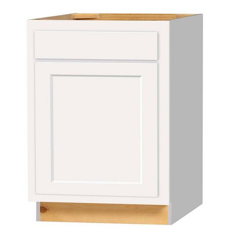 Kitchen Kompact 27B 27 x 34-1/2 x 24-Inch Dwhite Painted White 1-Drawer ...