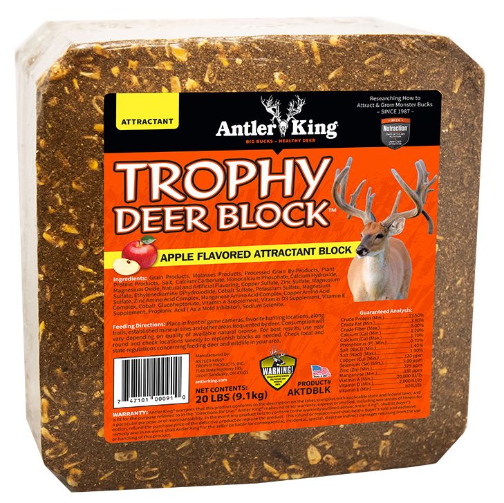 Antler King AKTDBLK 20-Pound Trophy Apple Flavored Deer Attractant ...