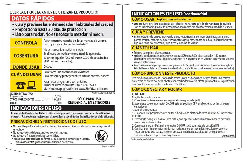 BioAdvanced BY701290B 24-Fl. Oz., Ready To Use, 3-In-1: Insect, Disease ...