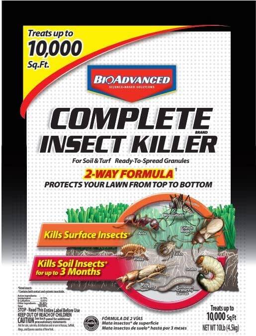 BioAdvanced 700288S 10-Pound Complete Insect Killer For Soil And Turf ...