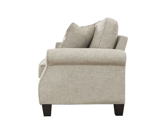 Signature Design By Ashley 8240438 Alessio Beige Stationary Sofa at ...