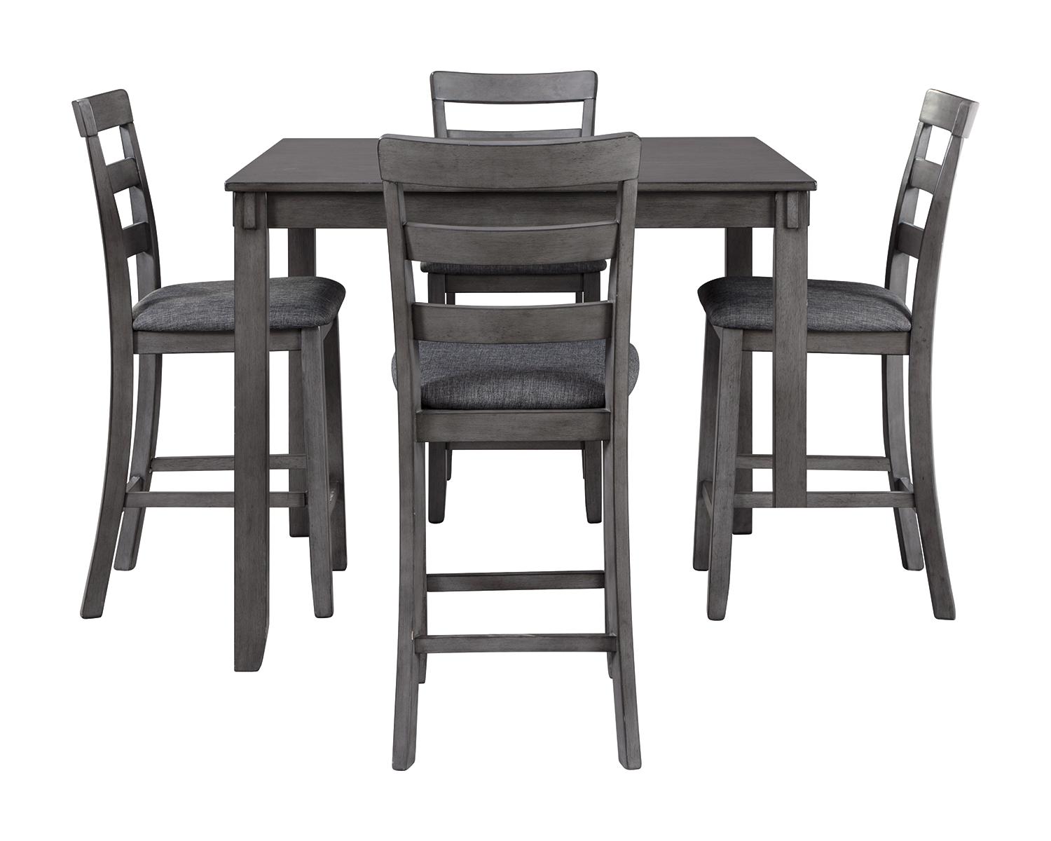 Signature Design By Ashley® D383-223 Bridson Gray Counter Height Dining ...
