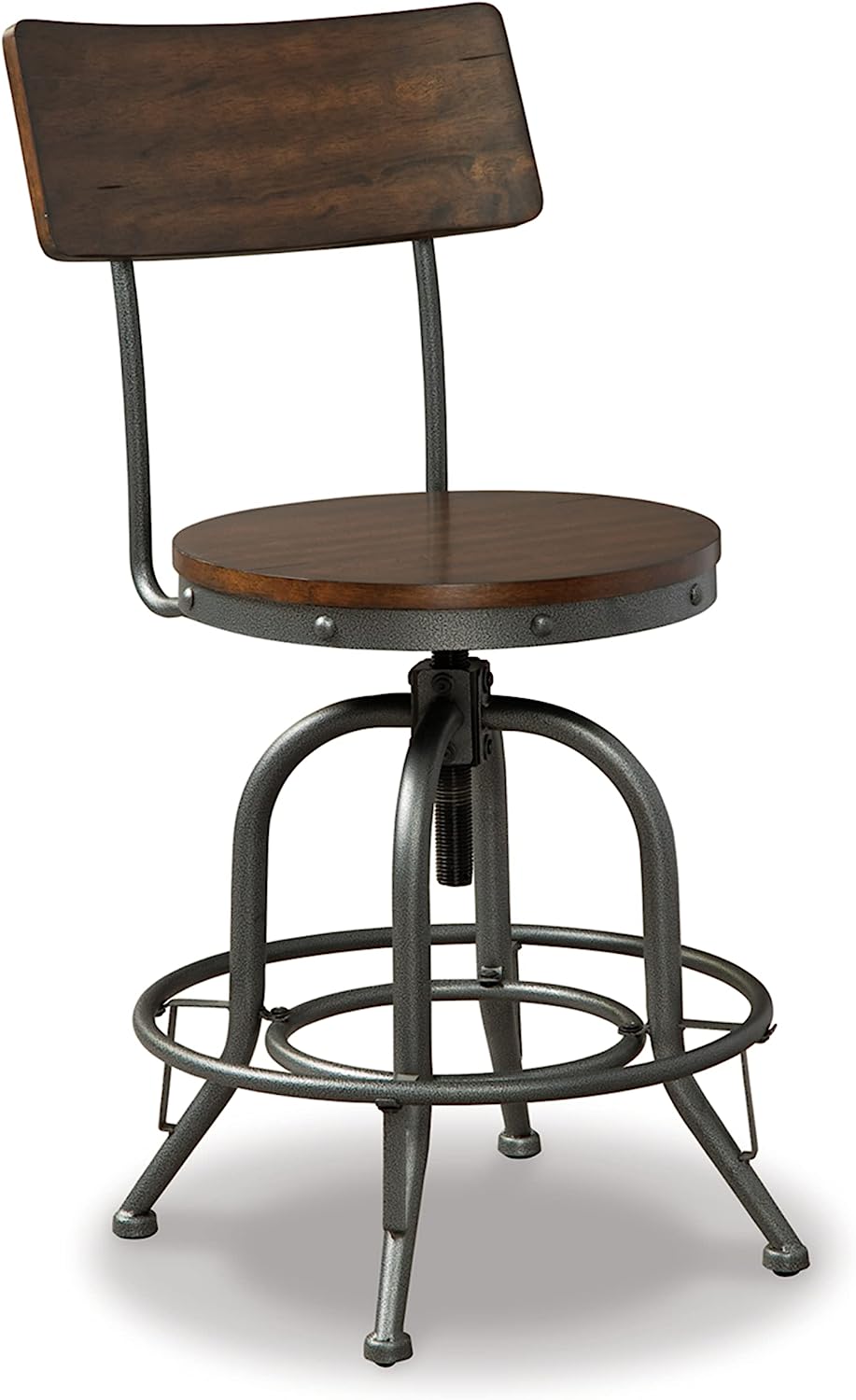 Signature Design By Ashley D284-224 Odium Brown Adjustable Counter ...