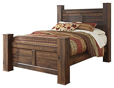 Signature Design By Ashley B246-67 Quinden Dark Brown Queen Poster ...