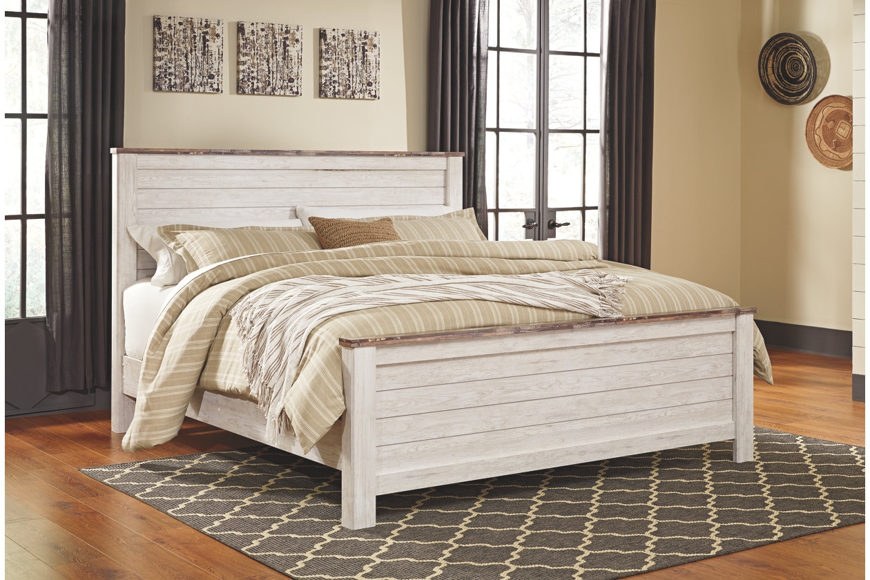 Signature Design By Ashley® B267-58 Willowton Whitewash King ...