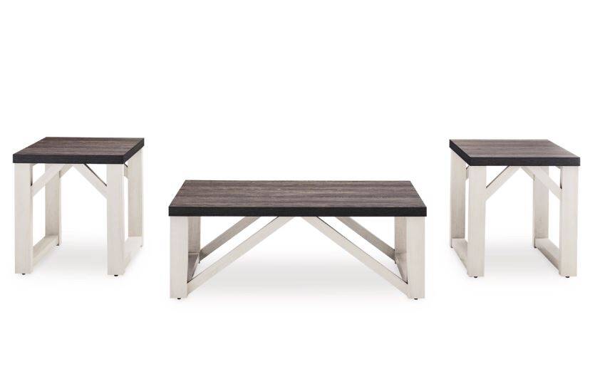 Signature Design By Ashley® T236-13 Dorrinson Antique White Table Set ...