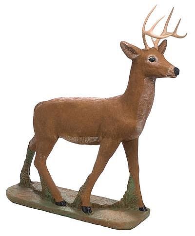Athens Stonecasting 19-022813LL13 Life Size Buck Garden Statue, Life ...