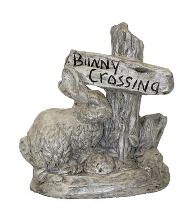 Athens Stonecasting 19-151213 13-Inch Pre Aged Bunny Crossing Statue at ...