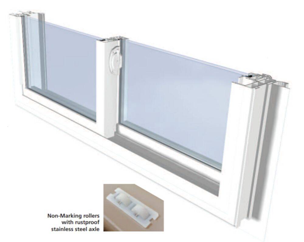 VinylMax 4150-6050 Inspire 4150 Series 72 X 60-Inch White/White ...