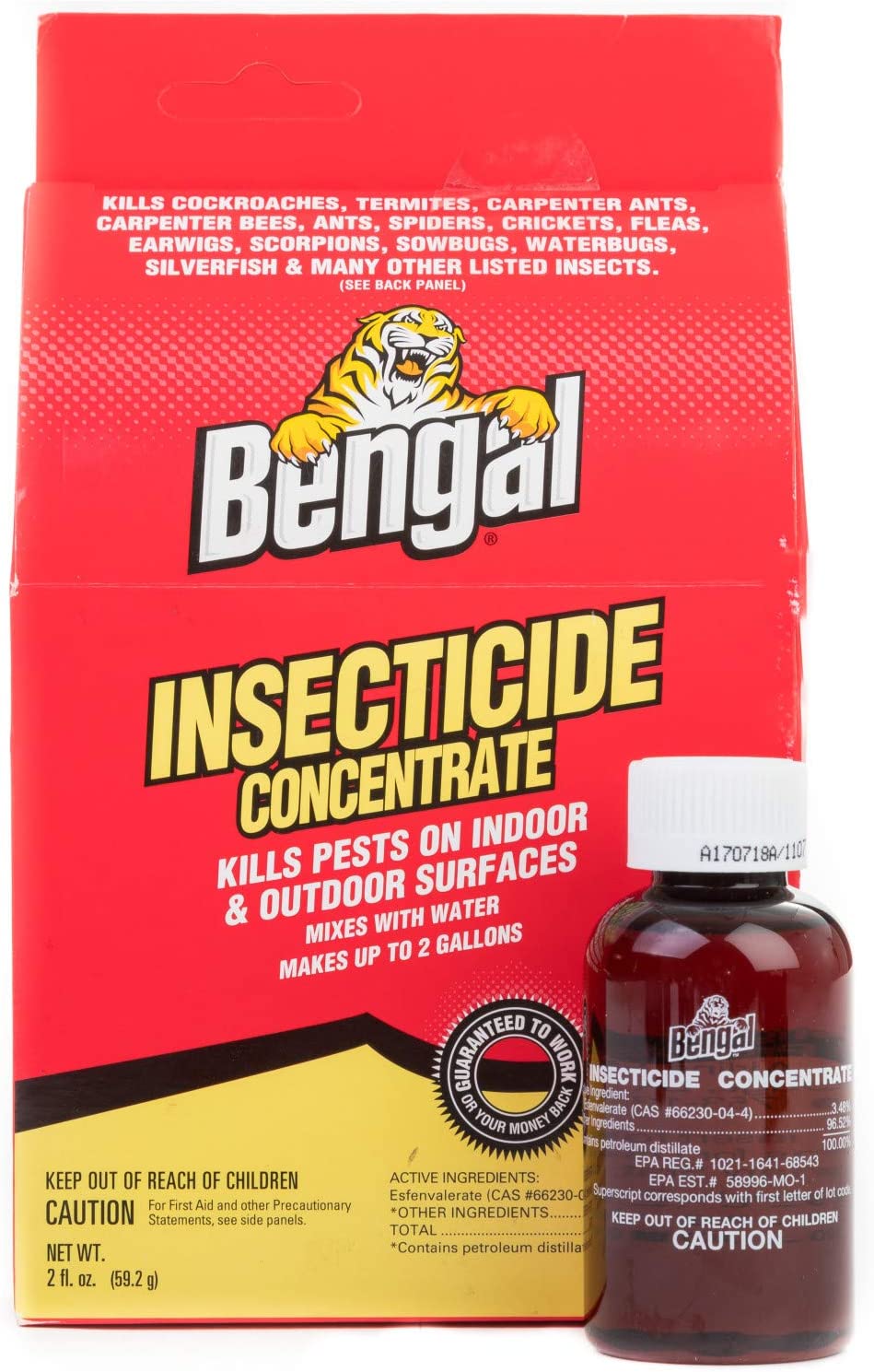 Bengal 33700 2-Ounce Indoor and Outdoor Insecticide Concentrate at ...