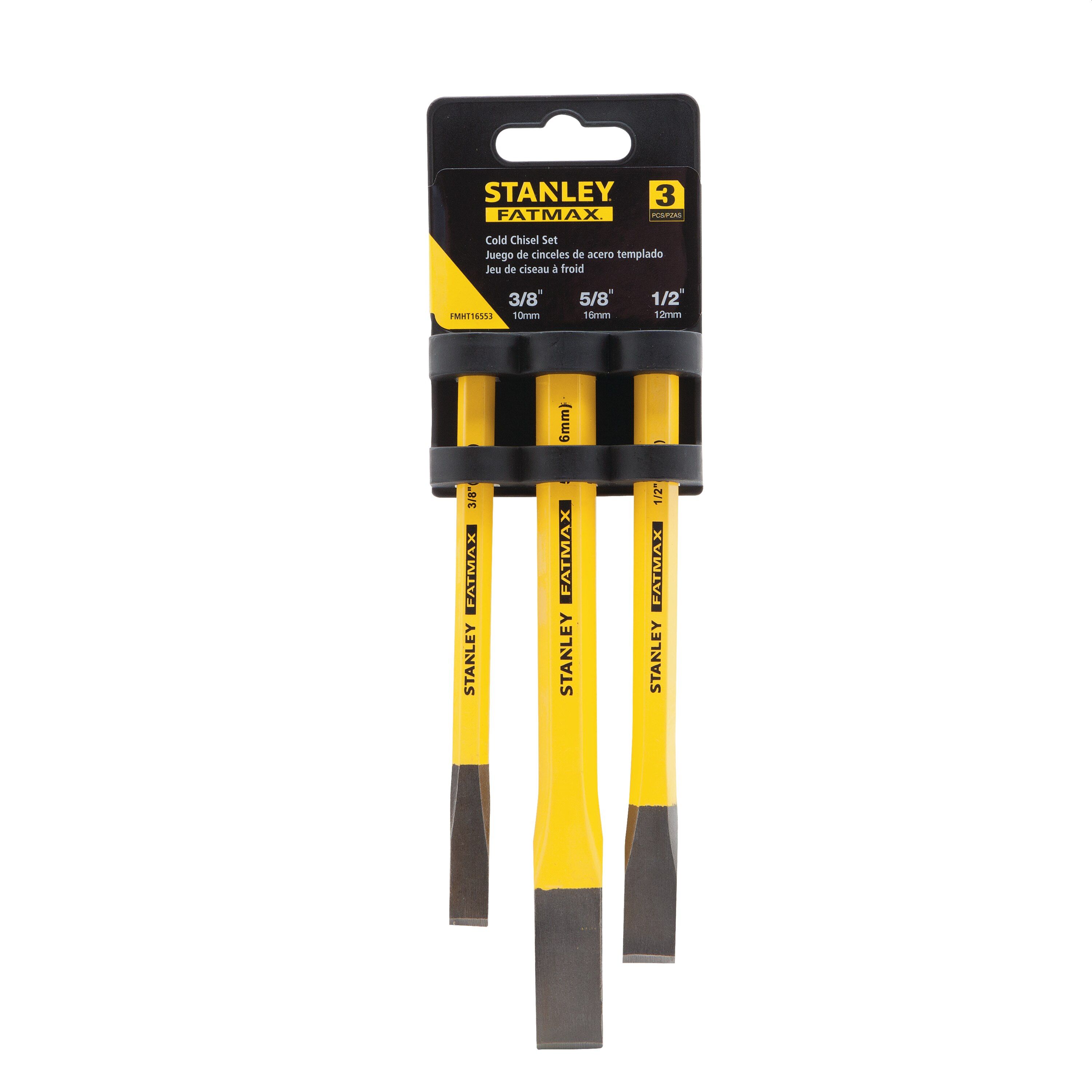 STANLEY® FMHT16553 FatMax 3-Piece Cold Chisel Set at Sutherlands