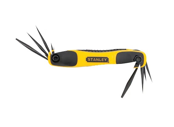 STANLEY® STHT71802 Stanley Star Folding Hex Key Set 8 Piece at Sutherlands