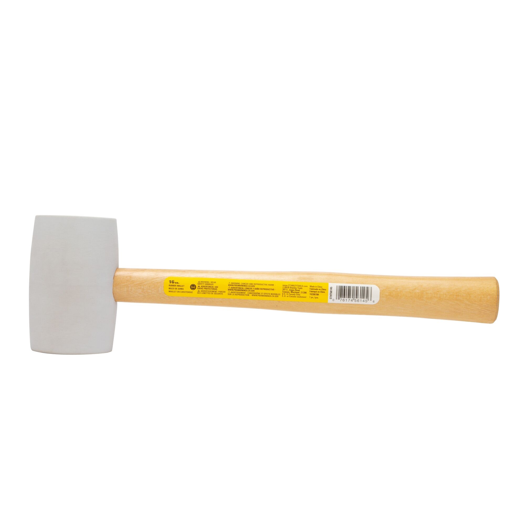 STANLEY® STHT56145 16-Ounce Rubber Mallet White #2915122 at Sutherlands