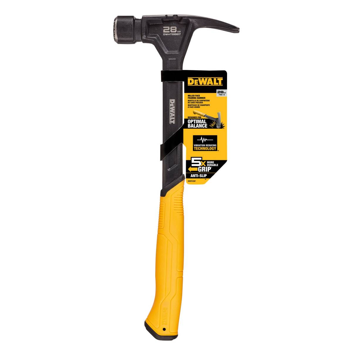 DeWALT® DWHT51007 28-Ounce Steel Framing Hammer at Sutherlands