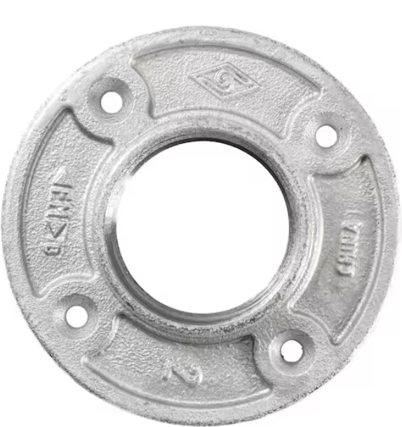 B & K 511-608HN 2-Inch Galvanized Floor Flange at Sutherlands