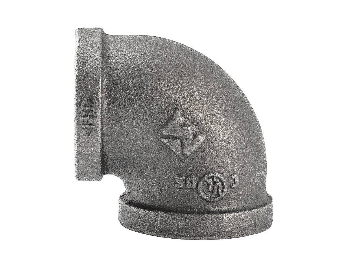 Southland 520-006HN 1-1/4 in. FIP x 1-1/4 in. FIP Black Pipe Elbow ...