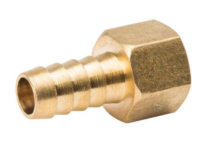 B & K BHB-390NLB ProLine 1/2-Inch Brass Hose Barb X 1/2-Inch FIP ...