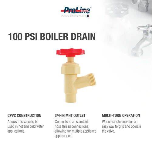 B & K 102-223HN ProLine Series 1/2-Inch X 3/4-Inch CPVC Solvent-Weld Boiler Drain Valve at ...