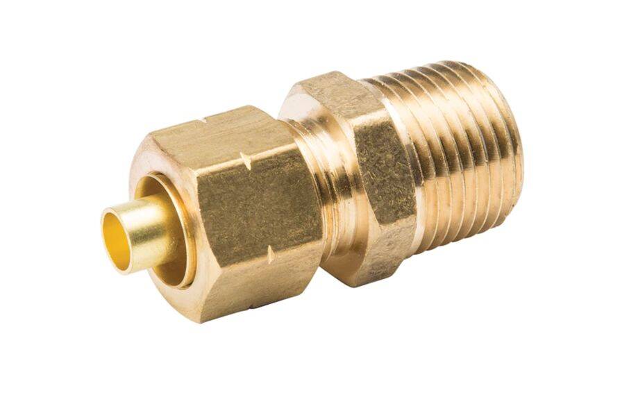 B & K CP-123NLB ProLine COMP x MIP Brass Connector, 3/8" at Sutherlands