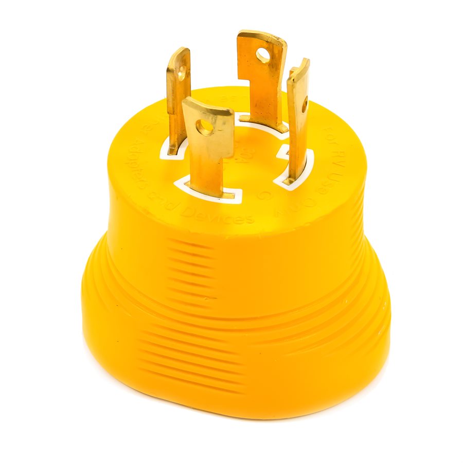 CAMCO 55338 30-Amp Power Grip 4-Prong Generator Adapter For Rv ...