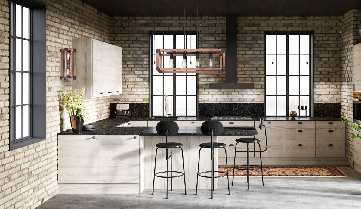 Harmonized Home by Canarm® ICH756A04BKW32 4-Light Rectangular Matte ...