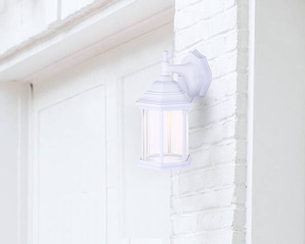 Harmonized Home by Canarm® LOL336WH 1-Light 12-Inch White And Clear ...