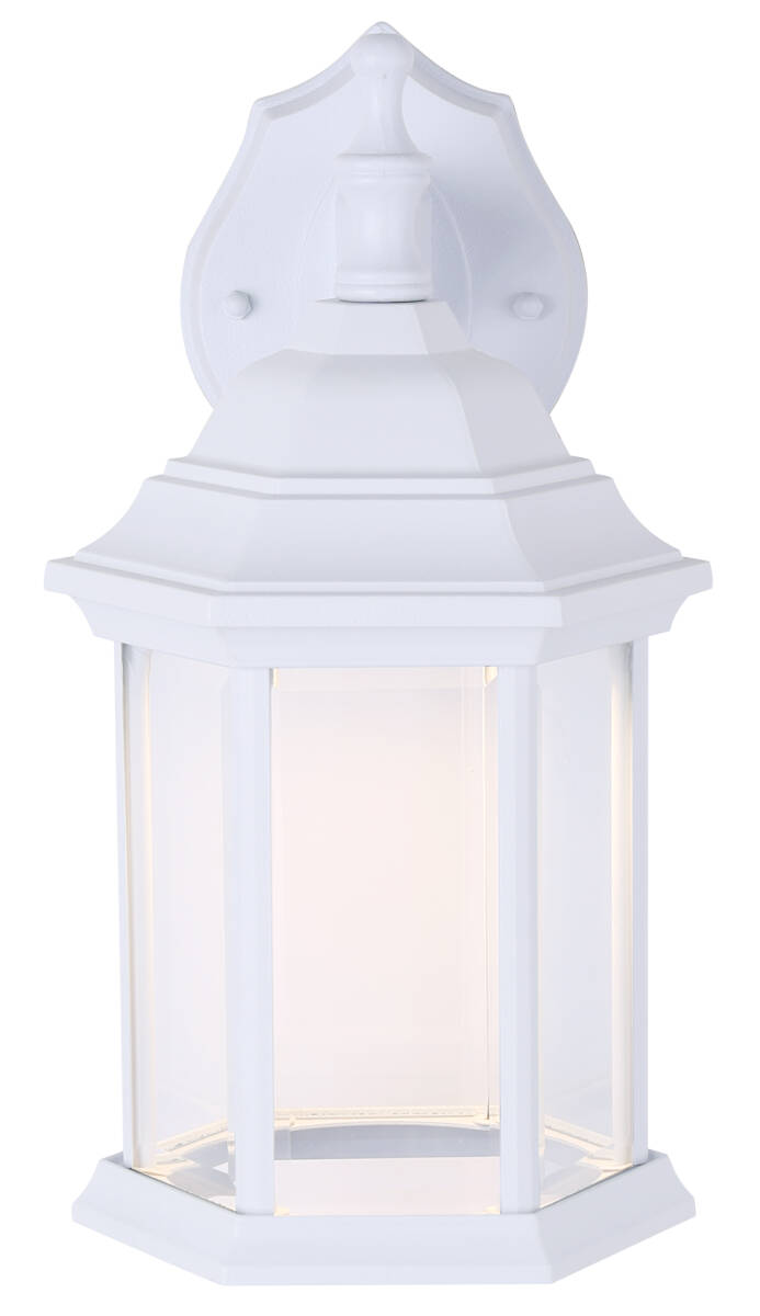 Harmonized Home by Canarm® LOL336WH 1-Light 12-Inch White And Clear ...