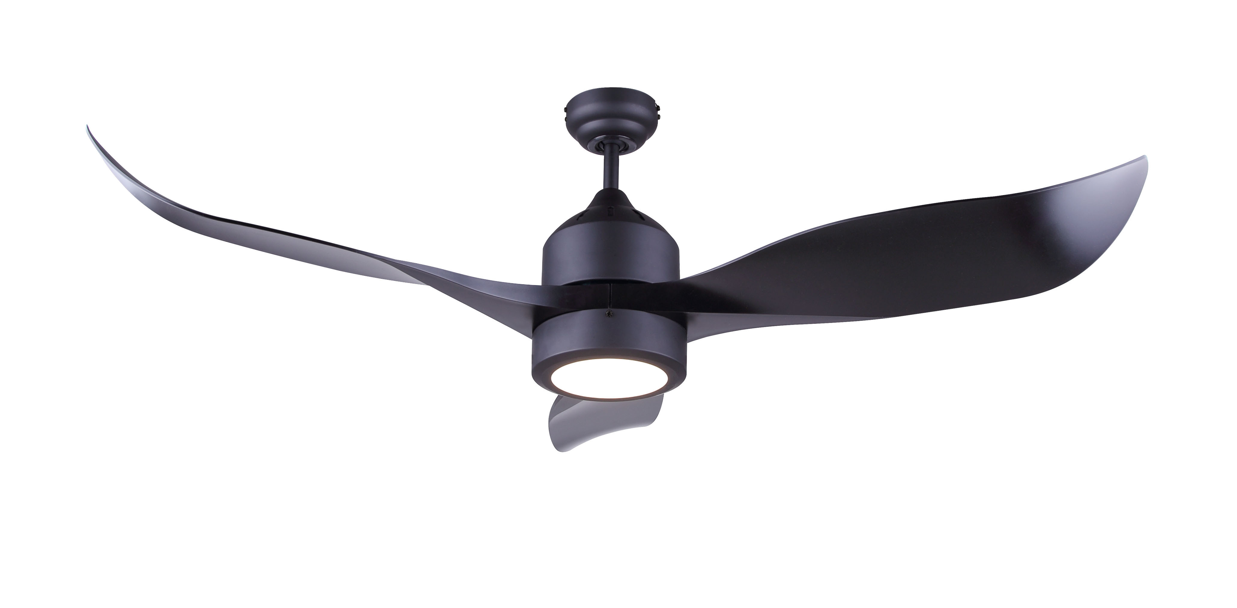 CANARM CF52AR23BK Harmonizedhome 52-Inch Aria II Black LED Ceiling Fan ...
