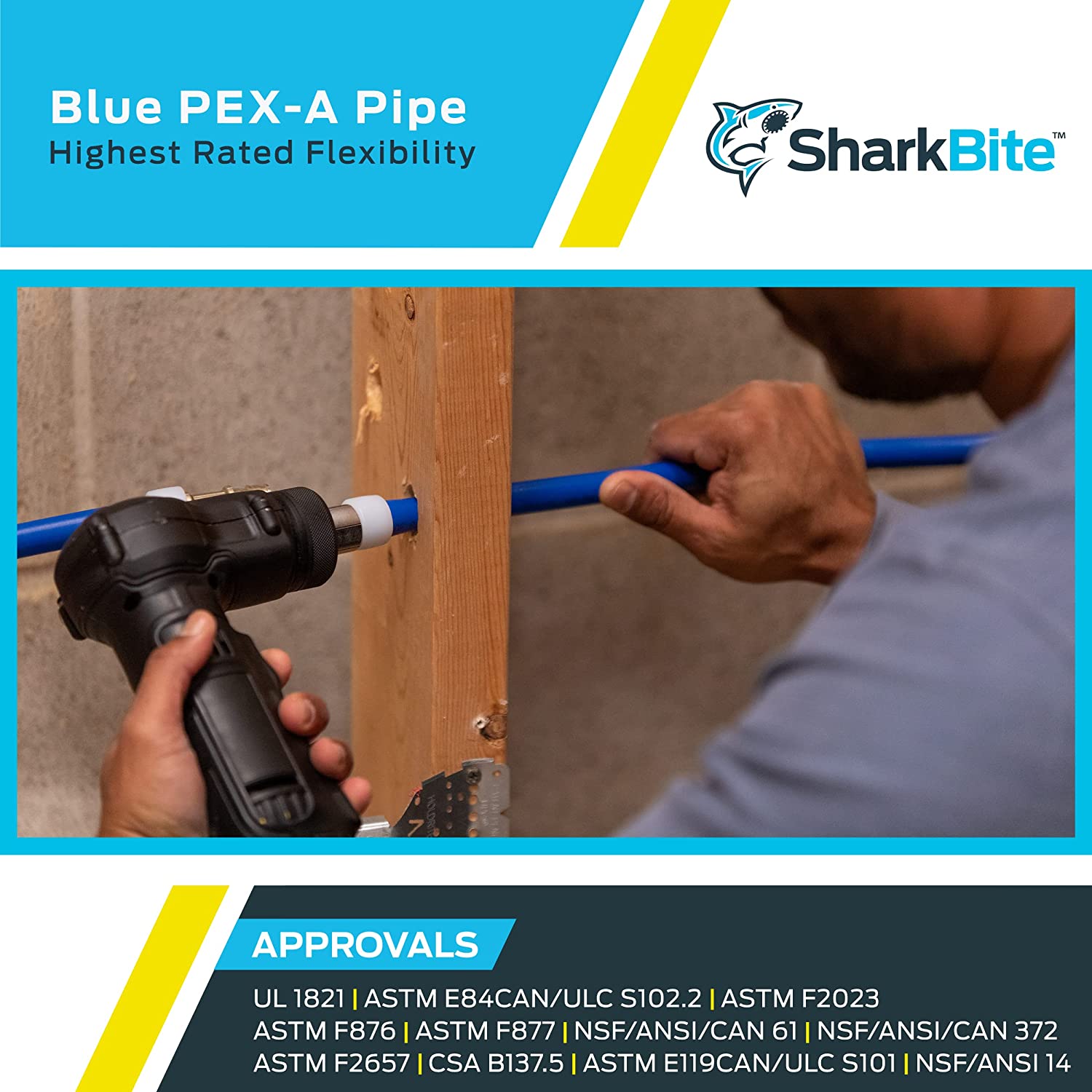 SharkBite™ U880B300 1-Inch X 300-Foot Blue PEX- B Pipe at Sutherlands