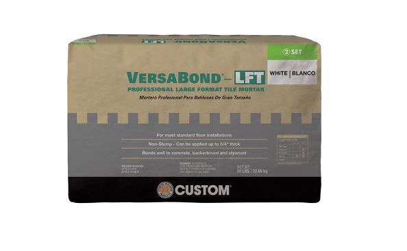 CUSTOM VBLFTMW50 50-Pound White VersaBond Tile Mortar at Sutherlands