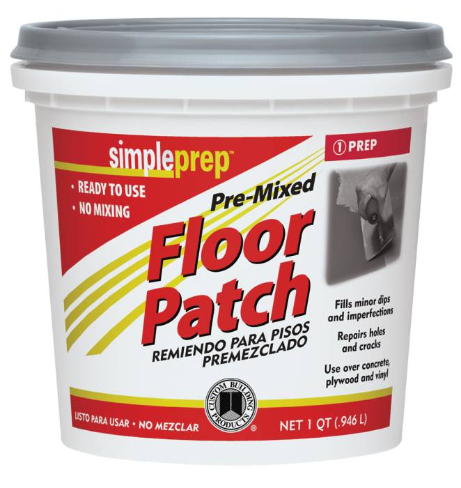 CUSTOM FPQT 1-Quart Gray SimplePrep Pre-Mixed Floor Patch at Sutherlands