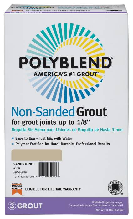 CUSTOM PBG12210 Polyblend Grout Non-Sanded Linen 10-Pound at Sutherlands