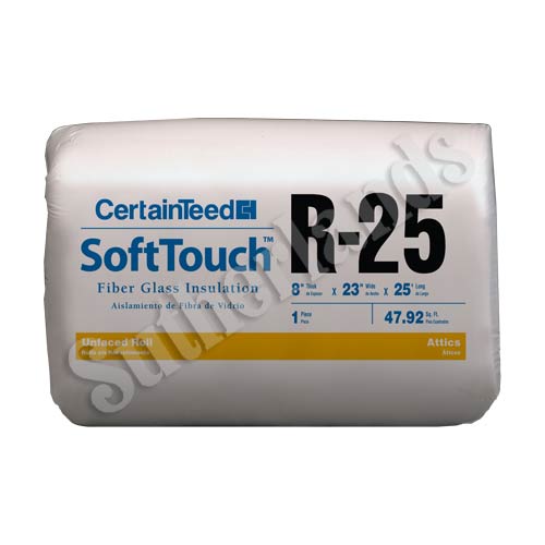 Certainteed 900895 Insulation R25 Unfaced Roll 8x23 at Sutherlands