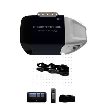 Chamberlain® C2102 1/2-Horsepower Chain Drive Garage Door Opener at ...
