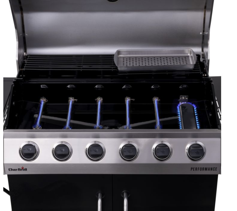 Char-Broil 463229021 20 x 57-Inch 6-Burner Performance Series Gas Grill ...